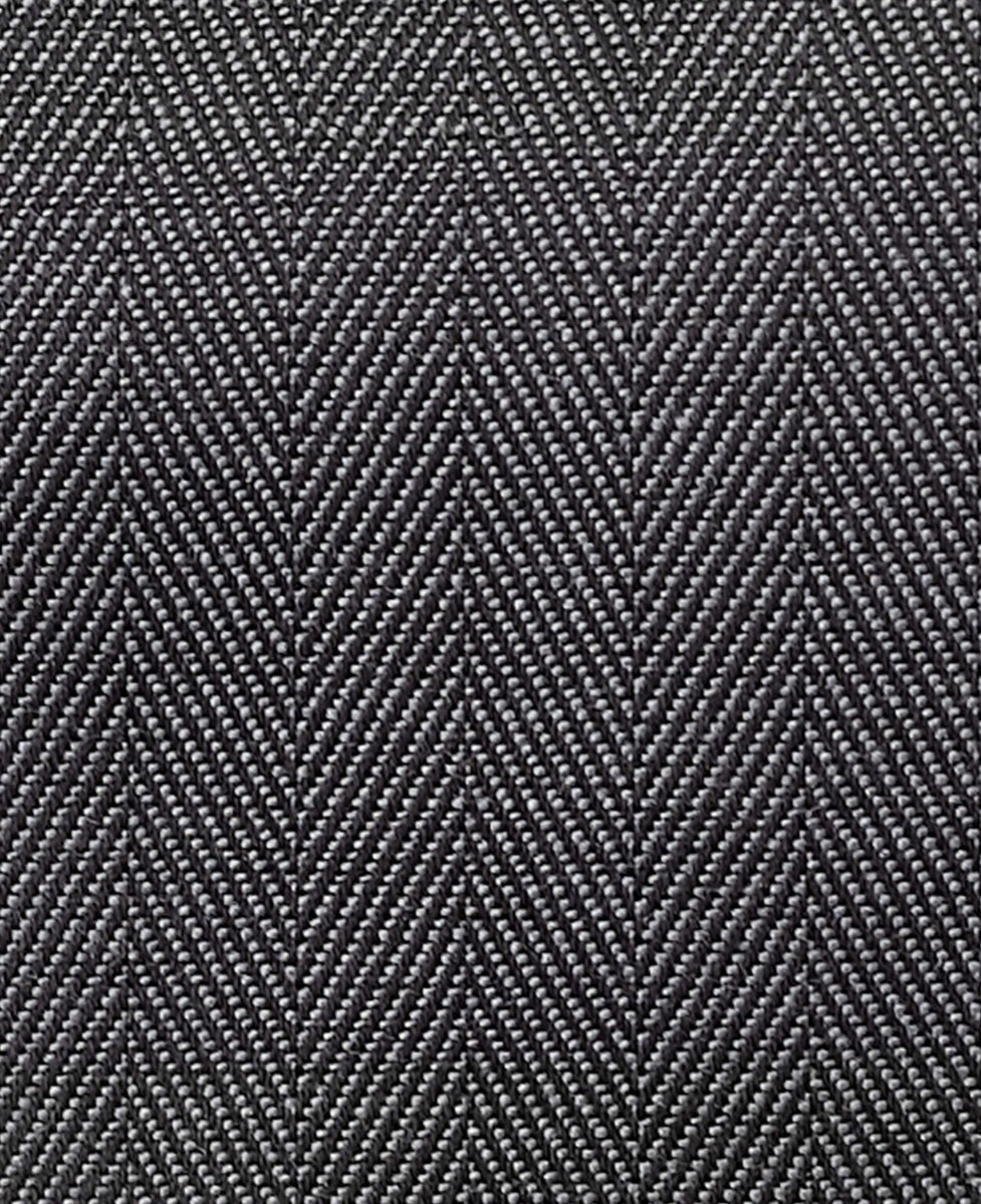 Men's dark grey herringbone made-to-measure shirt | Savile Row Company